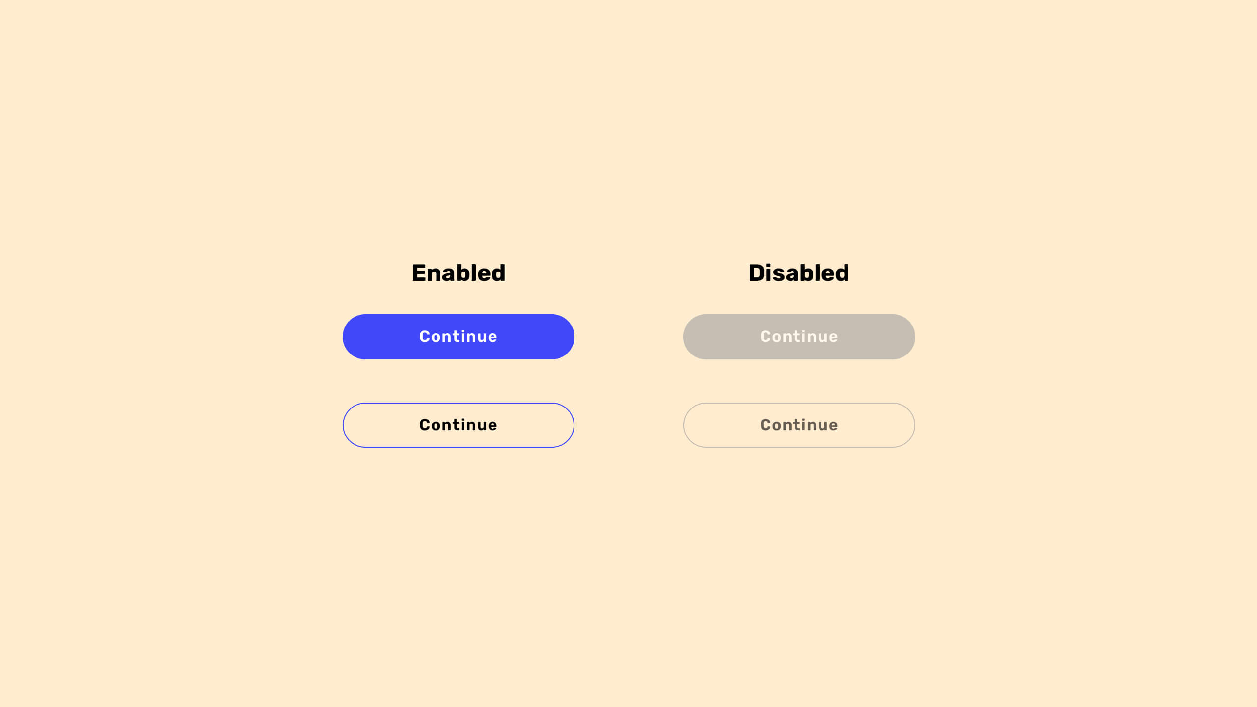 Disabled Button Control 